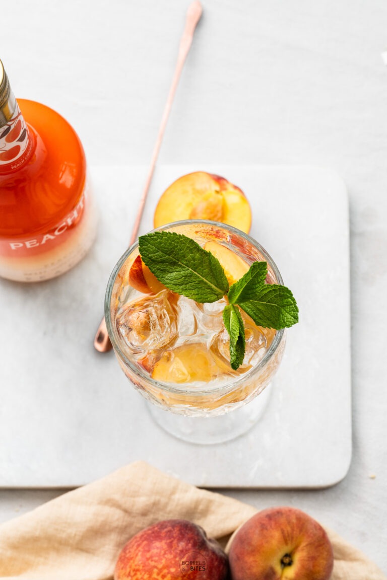 Peach Spritz - Een makkelijke frisse cocktail!